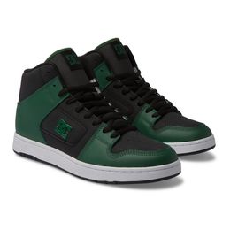 DC Shoes Herren Sneaker "Manteca 4 Hi", Gr. 7,5, gr&uuml;n, 51.34% Leder, 48.66% Synthetikmaterial, Schuhe