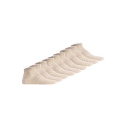 Hudson Herren Sneakersocken "Socken SIMPLY&sup3; 3-PACK SNEAKER 9er Pack", Gr. 35, beige, Obermaterial: 80% Baumwolle CO. 18% Polyamid PA. 2% Elasthan
