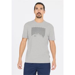 T-Shirt CRUZ "Gander", Jungen, Gr. M, grau, 100% Baumwolle, bedruckt, normal, Rundhals, Shirts T-Shirt, aus atmungsaktiver Baumwolle mit modischem Print