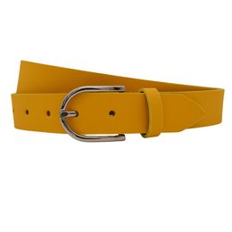 AnnaMatoni Damen Lederg&uuml;rtel "AnnaMatoni Lederg&uuml;rtel Glora Lederg&uuml;rtel Glora", gelb, Gr. 95, 100% Leder, G&uuml;rtel