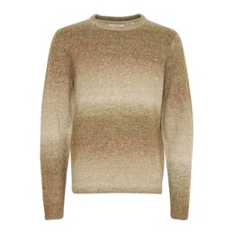 Blend Herren Strickfleece-Pullover "Strickpullover BHPullover", braun, Gr. M, Obermaterial: 46% Polyacryl PAN. 37% Polyester PES. 10% Nylon NY. 7%