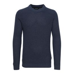 11 Project Herren Strickfleece-Pullover "Strickpullover PRKimmich", blau, Gr. XXL, Obermaterial: 100% Baumwolle CO recyc.., Pullover