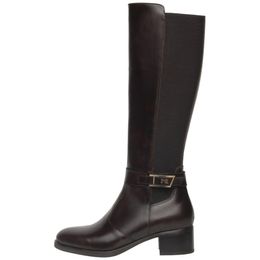 Nero Giardini Damen Stiefel "Nero Giardini Stiefel Leder/Textil", Gr. 35, braun, Leder, Textil, Schuhe