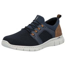 Rieker Herren Slip-On Sneaker, Gr. 40, bunt, Lederimitat, Textil, Schuhe, Schlupfschuh, Halbschuh, Freizeitschuh mit Gummizug, zum Schlupfen