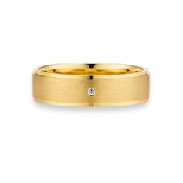 Phoenix PH&Ouml;NIX Damen Trauring "Schmuck Geschenk Gold 333 Trauring Ehering LIEBE versch. Varianten", 63, 0,01 SI = kleine Einschl&uuml;sse mit Brillant, Gelbgold
