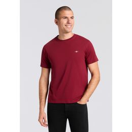 Gant Herren T-Shirt "PRINTED ARCHIVE SHIELD TSHIRT", rot, Gr. XXXL, Jersey, Obermaterial: 100% Baumwolle, Shirts