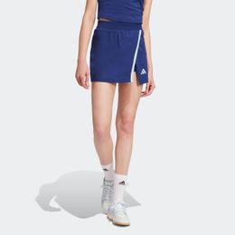 Damen Shorts "W CB SKORT", blau, Gr. S, adidas Sportswear, Obermaterial: 93% Baumwolle, 7% Elasthan, Hosen
