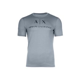 Armani Exchange Herren T-Shirt "T-Shirt 1er Pack", blau, Gr. XL, Obermaterial: 100% Baumwolle CO., Shirts