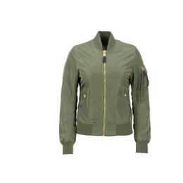 Damen Bomberjacke "MA-1 VF Light W", grün, Gr. M, Alpha Industries, Obermaterial: 100% Nylon, Futter: 100% Nylon, Jacken