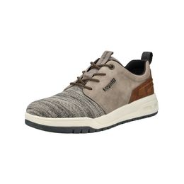 Bugatti Herren Schn&uuml;rschuh "Bugatti Sneaker Textil", Gr. 41, beige, Textil, Schuhe