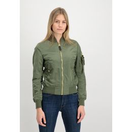 Damen Bomberjacke "MA-1 VF Light W", gr&uuml;n, Gr. M, Alpha Industries, Obermaterial: 100% Nylon, Futter: 100% Nylon, Jacken