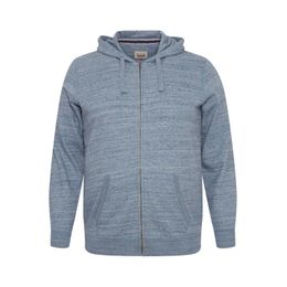 Blend Herren Kapuzensweatjacke "Kapuzensweatshirtjacke BHBVelno", blau, Gr. 4XL, Obermaterial: 60% Baumwolle CO. 40% Polyester PES., Sweatjacken