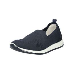 IMac Damen Slipper "IMac Slipper Lederimitat/Textil", Gr. 37, blau, Lederimitat, Textil, Schuhe