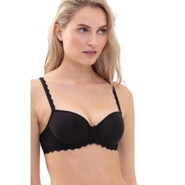 Mey Damen B&uuml;gel-BH "SERIE AMOROUS", Gr. 80, schwarz, Spitze, Obermaterial: 77% Polyamid, 23% Elasthan, unifarben, BHs, verstellbare BH-Tr&auml;ger