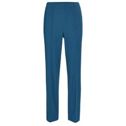 GOLDNER Damen Schlupfhose "Rippenhose mit Biesen", blau, Gr. 42, Obermaterial: 100% Polyester COOLMAX PES(Coolmax)., Hosen, Ohne