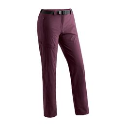 Maier Sports Damen Outdoorhose "Lulaka Winter", lila, Gr. 18, 90% Polyamid, 10% Elasthan, Hosen, Damen Winter Wanderhose, Funktionshose mit