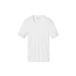 Schiesser Herren Unterhemd "T-Shirt 1er Pack", Gr. XXL, weiß, Obermaterial: 100% Baumwolle CO., Unterhemden