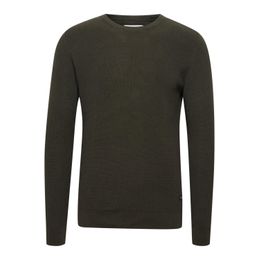 Blend Herren Strickfleece-Pullover "Strickpullover BHCodford", gr&uuml;n, Gr. M, Obermaterial: 100% Baumwolle CO., Pullover