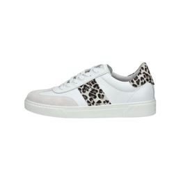 Nero Giardini Damen Sneaker "Nero Giardini Sneaker Leder/Textil", Gr. 36wei&szlig; kombi, Leder, Textil, Schuhe