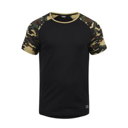 !Solid SOLID Herren Rundhalsshirt "Rundhalsshirt SDCahil", schwarz, Gr. M, Obermaterial: 100% Baumwolle CO., Shirts