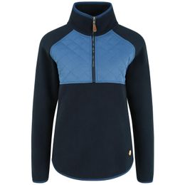 oxmo Damen Sweatshirt "Sweatjacke OXMalita", blau, Gr. XS, Obermaterial: 100% Polyester PES., Sweatjacken