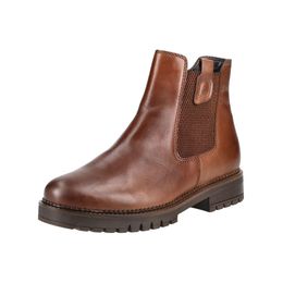 Gabor COMFORT Damen Stiefelette "Gabor Comfort Stiefelette Leder/Textil", Gr. 37camel, Leder, Textil, Schuhe