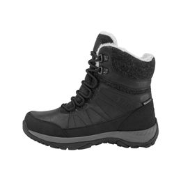 Hi-Tec Damen Outdoorwinterstiefel "RIVA MID WATERPROOF", Gr. 38, schwarz, Synthetik, Schuhe, Winterstiefel, Snowboots, Winterschuhe, wasserdicht &