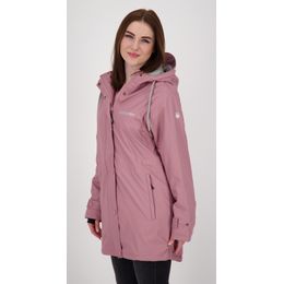 DEPROC Active Damen Regenjacke "Friesennerz ELLESMERE WOMEN", lila, Gr. 44, Obermaterial: 100% Polyurethan;Futter: 100% Polyester, Jacken, auch in