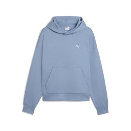 Puma Herren Hoodie "WARDROBE ESS Boxy Hoodie Herren", blau, Gr. XXL, Obermaterial: 77% Baumwolle, 23% Polyester; Seitentasche &ndash; Oben: 100% Baumwolle,