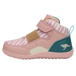Kangaroos M&auml;dchen Sneaker "K-BFI PEPPY EV", Gr. 25transcendent pink, safari party, Synthetik, Schuhe, Barfussschuh