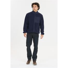 WHISTLER Herren Fleecejacke "Felis", blau, Gr. XL, unifarben, 100% Polyester, Jacken, aus weichem Teddyfleece mit flachen N&auml;hten