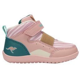 Kangaroos M&auml;dchen Sneaker "K-BFI PEPPY EV", Gr. 21transcendent pink, safari party, Synthetik, Schuhe, Barfussschuh
