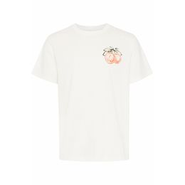 !Solid SOLID Herren Rundhalsshirt "Rundhalsshirt SDPargav", wei&szlig;, Gr. L, Obermaterial: 100% Baumwolle CO., Shirts