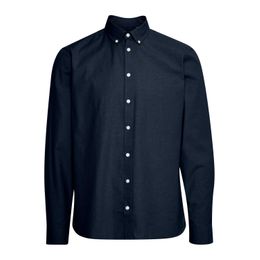 Casual Friday Herren Langarmhemd "Langarmhemd CFAnton", blau, Gr. M, Obermaterial: 100% Baumwolle CO., Hemden