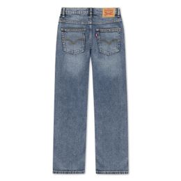 LEVI'S KIDS Kinder 5-Pocket-Jeans "LVB 555 RELAXED STRAIGHT JEANS"burbank, Gr. 6, Denim/Jeans, Obermaterial: 98% Baumwolle, 2% Elasthan, Jeans,