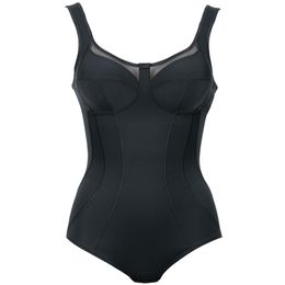 Anita Damen Miederbody "Komfort Korselett Clara", Gr. 95, schwarz, Obermaterial: 60% Polyamid PA. 40% Elasthan EL., Bodys