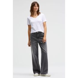 Damen Regular-fit-Jeans, grau, Gr. 33, SENSES.THE LABEL, Denim/Jeans, Material: 100% Baumwolle, Jeans, aus Baumwolle