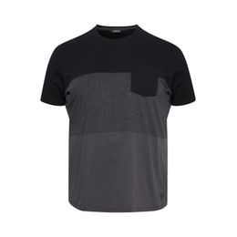 !Solid SOLID Herren T-Shirt "T-Shirt SDMingo BT", schwarz, Gr. 5XL, Obermaterial: 80% Baumwolle CO. 20% Polyester PES., Shirts