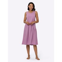 Damen Sommerkleid "Sommerkleid", lila, Gr. 48, unifarben, 100% Baumwolle, Kleider