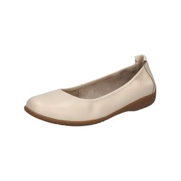 Josef Seibel Damen Ballerina "Josef Seibel Ballerinas Leder", Gr. 38, beige, Leder, Schuhe