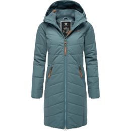 Ragwear Damen Steppmantel "Dizzie Coat", grau, Gr. XL, Außenmaterial: 100% Polyester, Innenfutter: 100% Polyester, Wattierung: 100% Polyester,