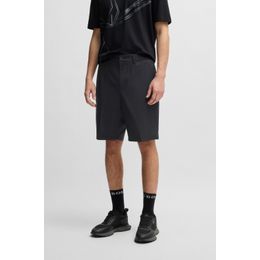 BOSS Green Herren Shorts "S Speedflex", schwarz, Gr. 52, unifarben, Web, Obermaterial: 100% Elastomultiester, Hosen, in klassischer Form Jogpants