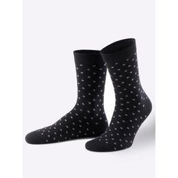 w&auml;schepur W&Auml;SCHEPUR Damen Socken, Gr. 2, schwarz, 78% Baumwolle, 20% Polyamid, 2% Elasthan, Socken