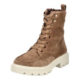 Ara Damen Schn&uuml;rstiefelette "Ara Stiefelette Veloursleder", Gr. 42, braun, Veloursleder, Schuhe