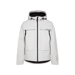 CAMP DAVID Herren Outdoorjackeash, Gr. L, bedruckt, bestickt, Web, Material: 100% Polyamid, Futter: 100% Polyester, Wattierung: 100% Polyester,