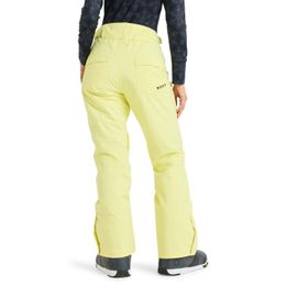 Roxy Damen Snowboardhose "Backyard 10K"gelb pear, Gr. XL, Obermaterial: 100% Microfaser;, Hosen