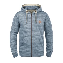 !Solid SOLID Herren Kapuzensweatjacke "Kapuzensweatjacke SDCraig", blau, Gr. M, Obermaterial: 93% Baumwolle CO. 7% Polyester PES., Sweatjacken
