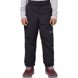 Jack Wolfskin M&auml;dchen Outdoorhose "RASCAL WINTER PANTS K", schwarz, Gr. 92, Obermaterial: 92% Polyamid, 8% Elastan; Kontrast: 100% Polyester; Futter: