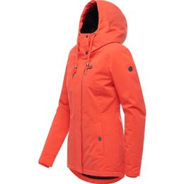 Ragwear Damen Kurzmantel "Alvena YOUMODO", orange, Gr. XXXL, Obermaterial: 100% Polyester. Innenfutter: 100% Polyester. Wattierung: 100% Polyester,