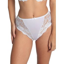 Sassa Mode SASSA Damen Miederslip "2er Pack Miederslip CLASSIC LACE", Gr. 44, wei&szlig;, Obermaterial: 85% Polyamid PA. 15% Elasthan EL., Unterhosen